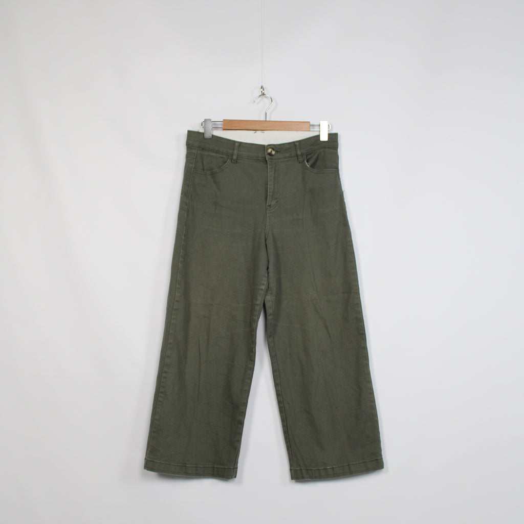Rockmans Khaki Wide-Leg Jeans – Vinnies Finds