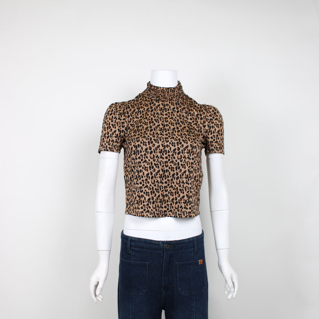 Zara Leopard Print Top – Vinnies Finds